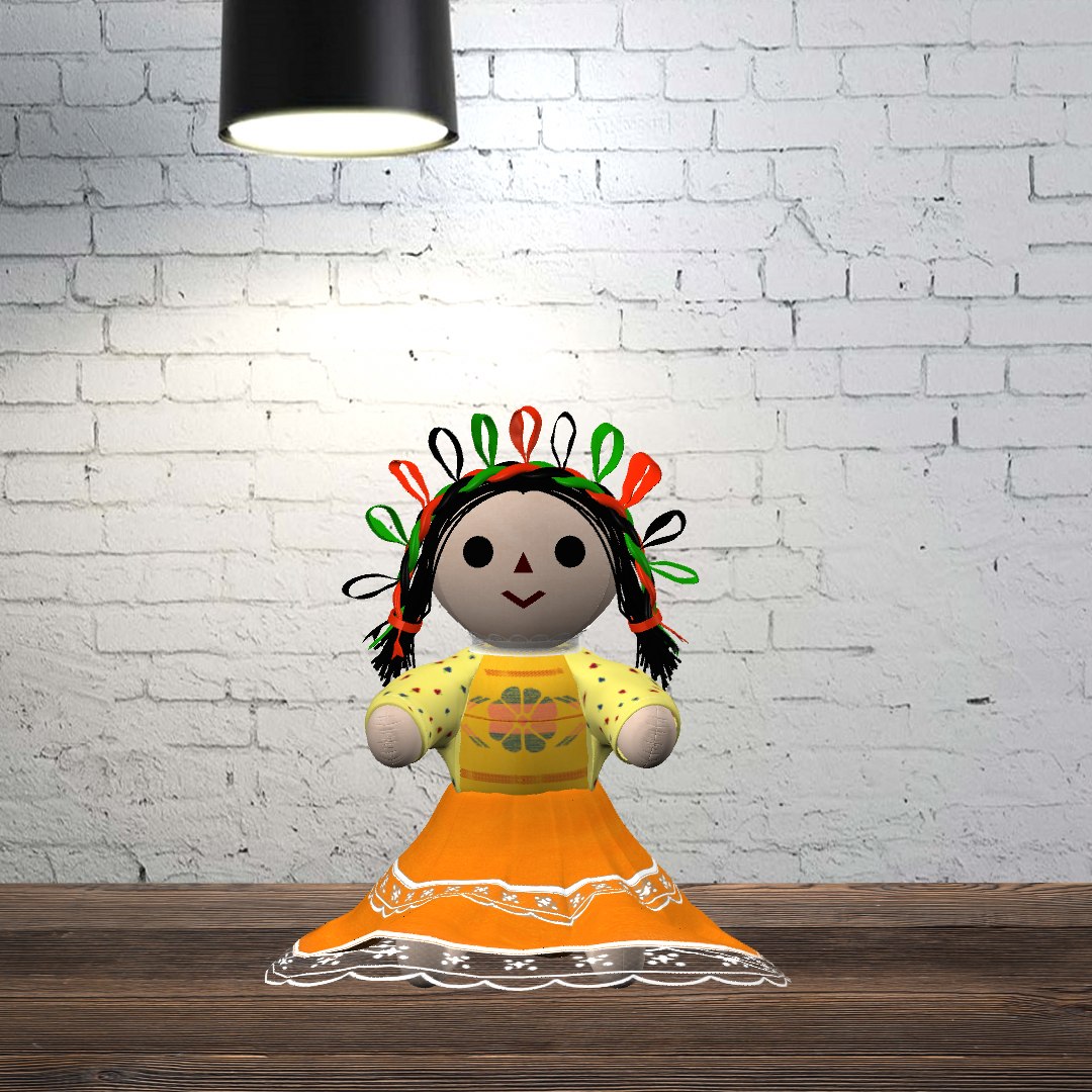 3D Model Mexican Doll Lele - TurboSquid 1630810