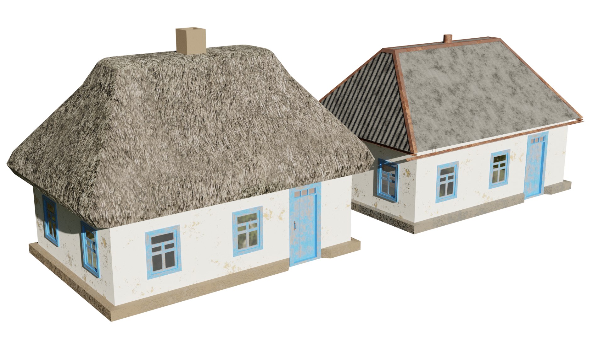 Old Village House Model - TurboSquid 2080180