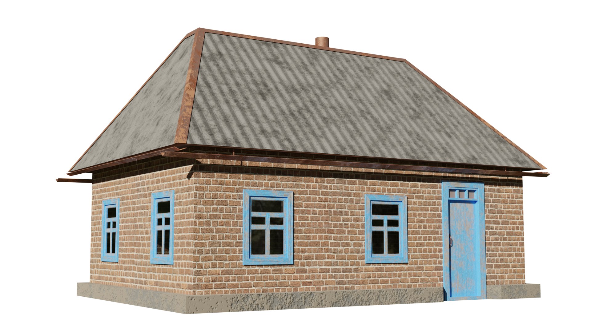 Old Village House Model - TurboSquid 2080180