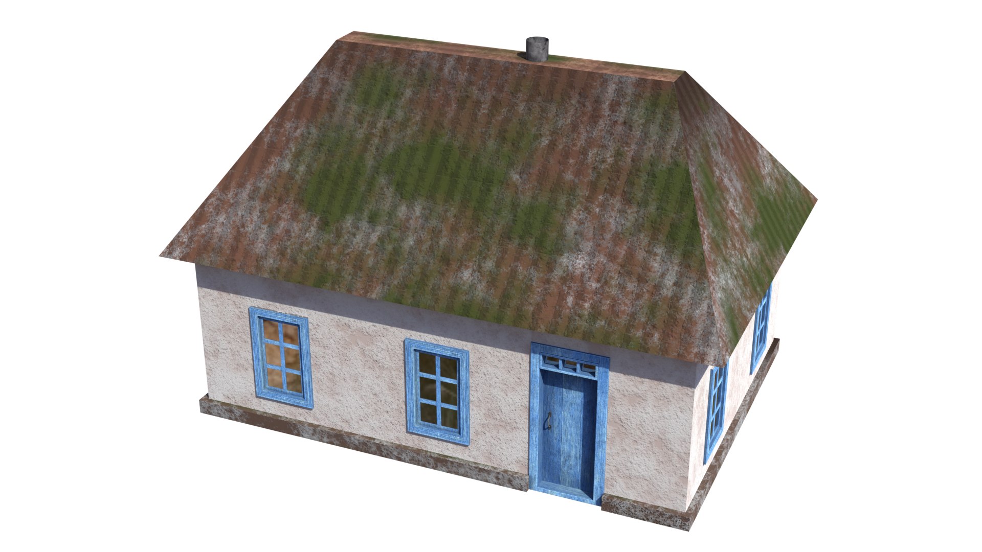 Old village house model - TurboSquid 2080180
