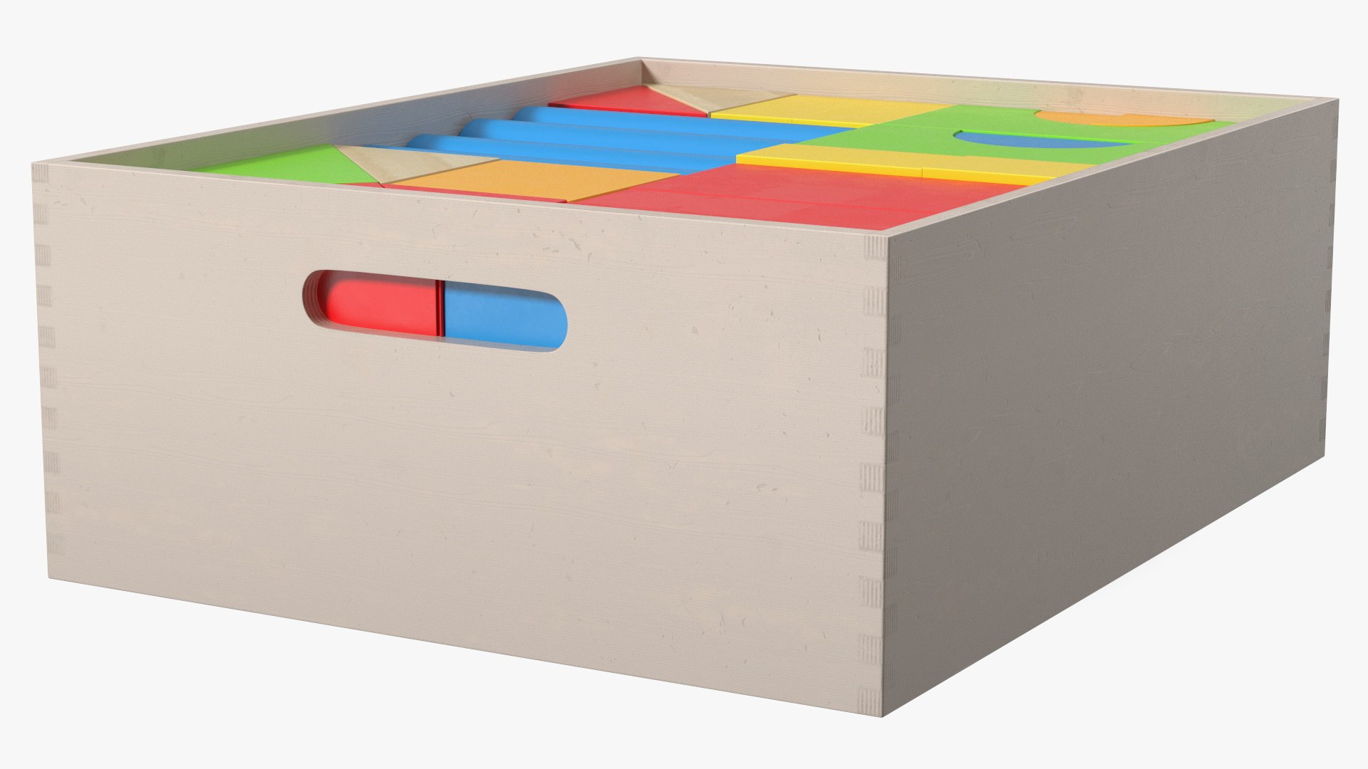 3D Colored Wooden Constructor In Box Model - TurboSquid 2243979