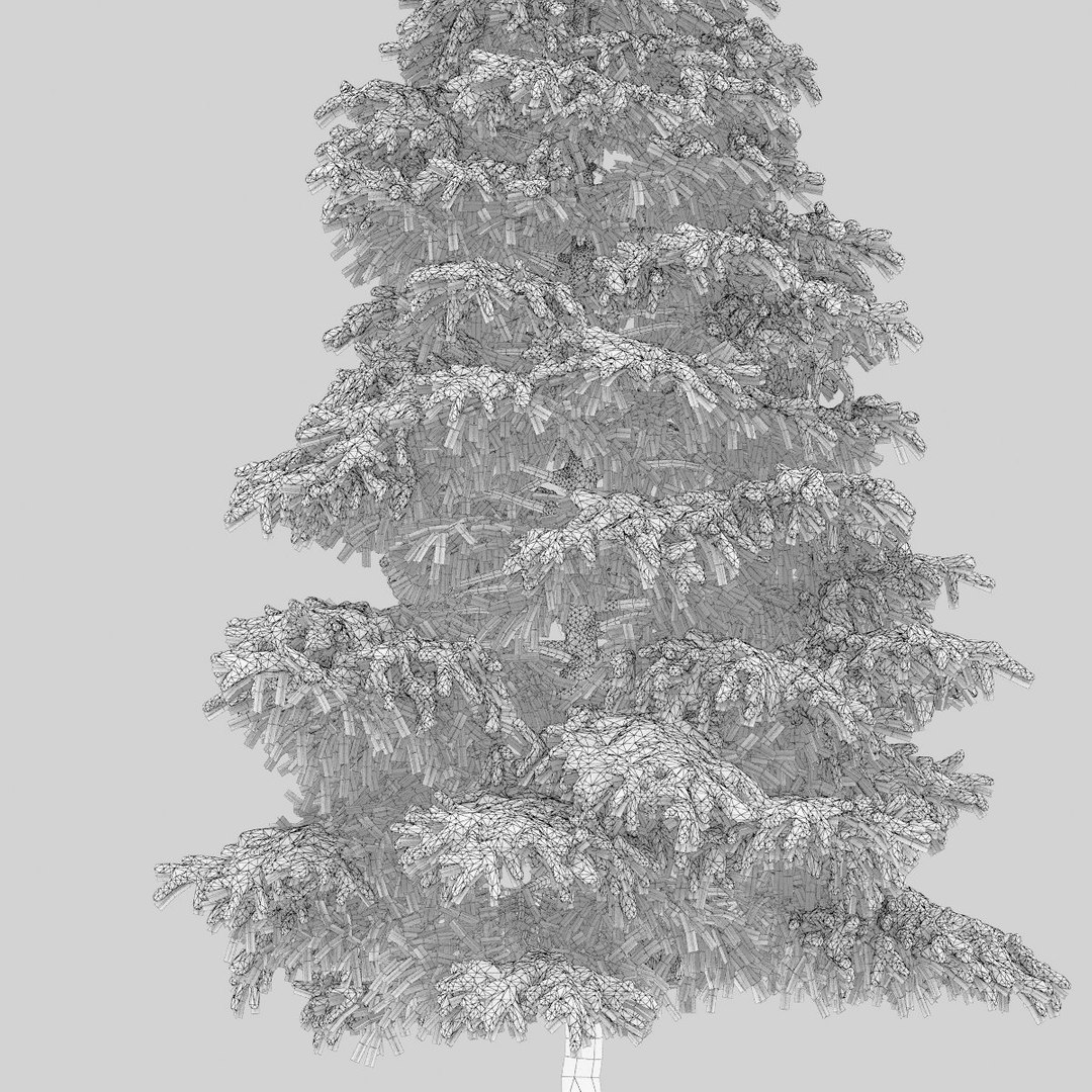 Winter Tree 3d Model