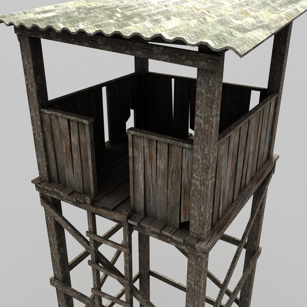 guard tower 3d model