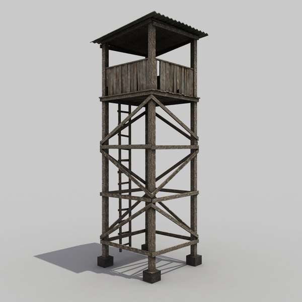 guard tower 3d model