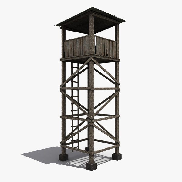 guard tower 3d model