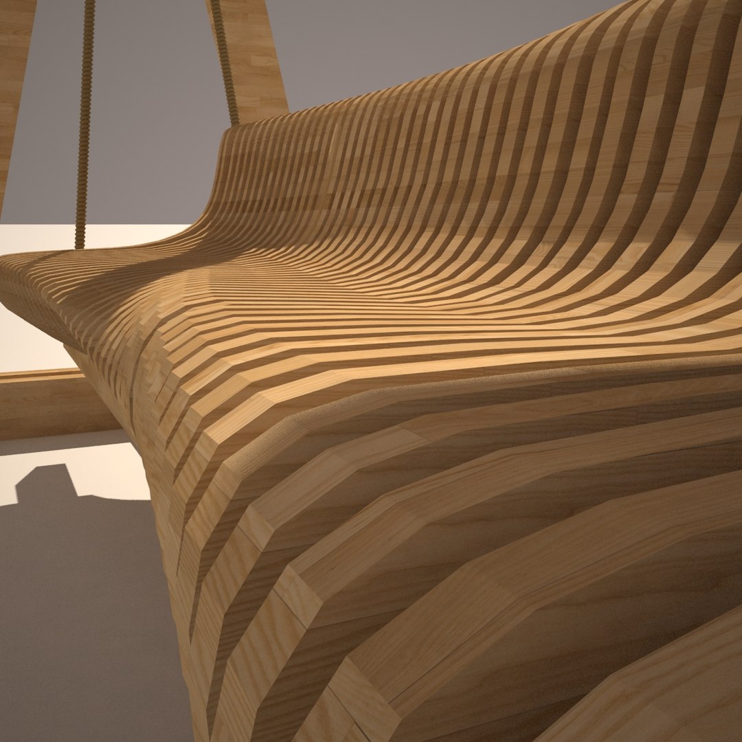 Bench Parks Parametric 3d C4d