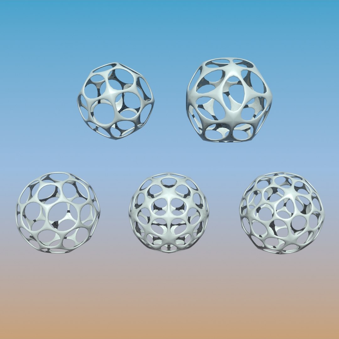 3d Model Geometric Shape Pack