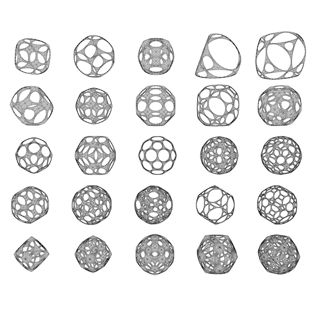 3d Model Geometric Shape Pack