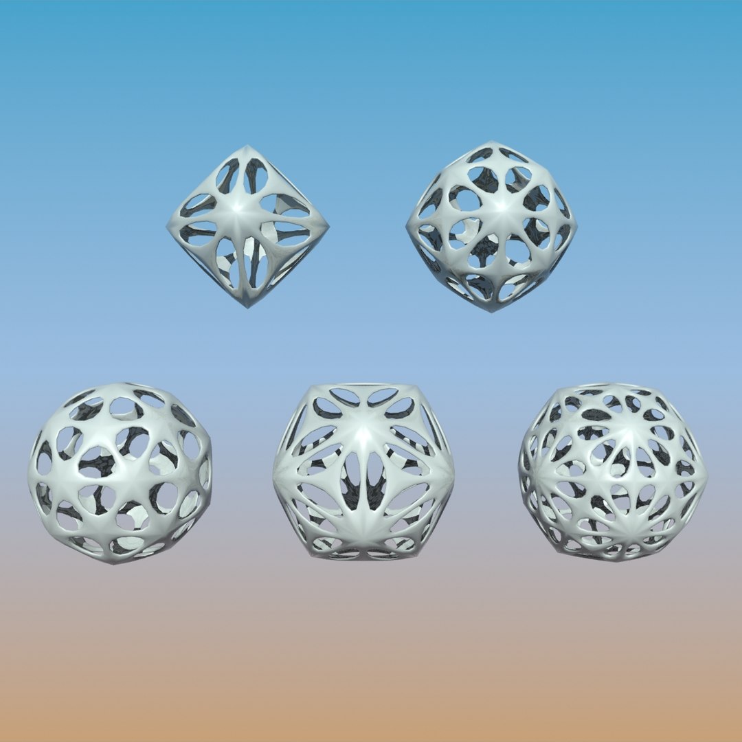 3d Model Geometric Shape Pack