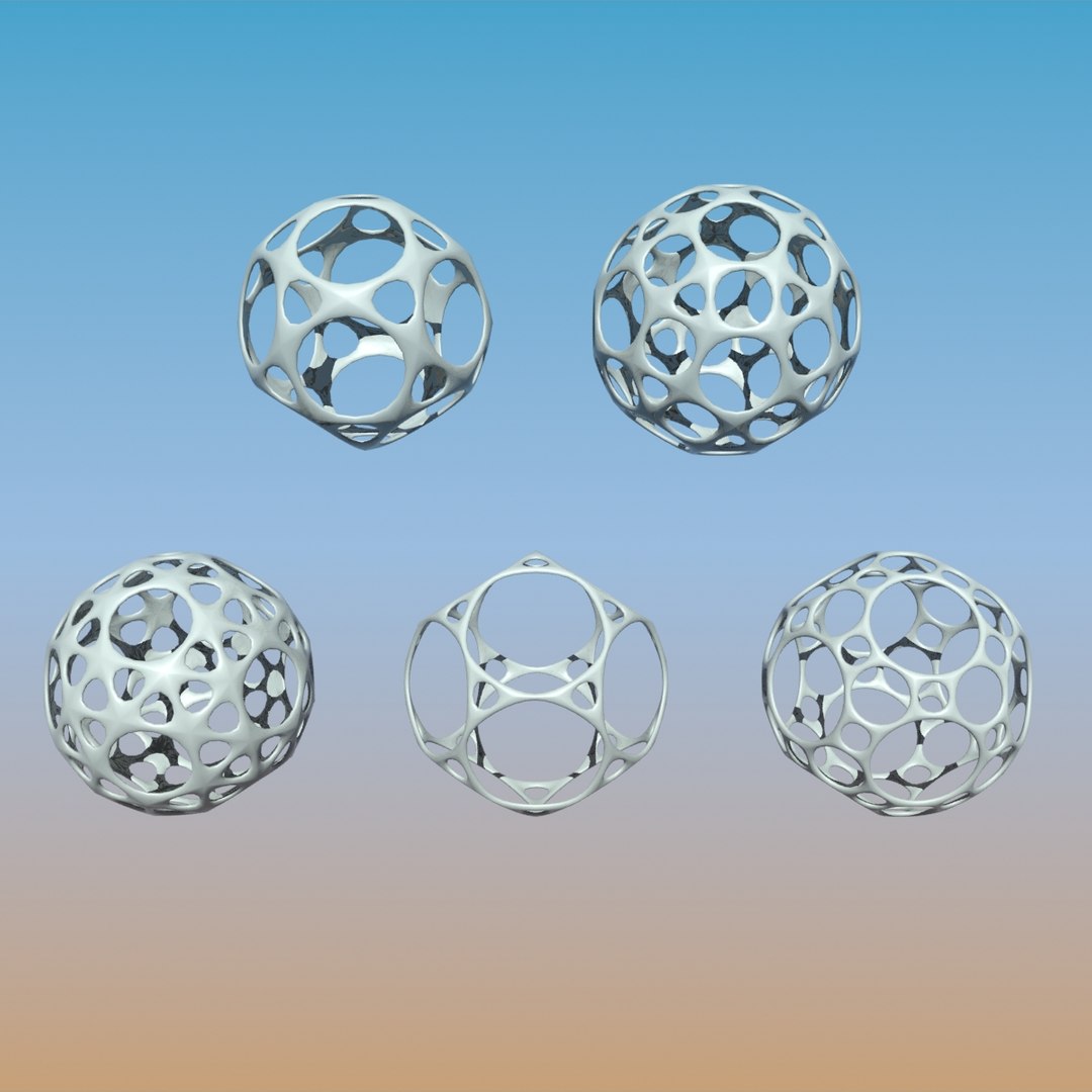 3d Model Geometric Shape Pack