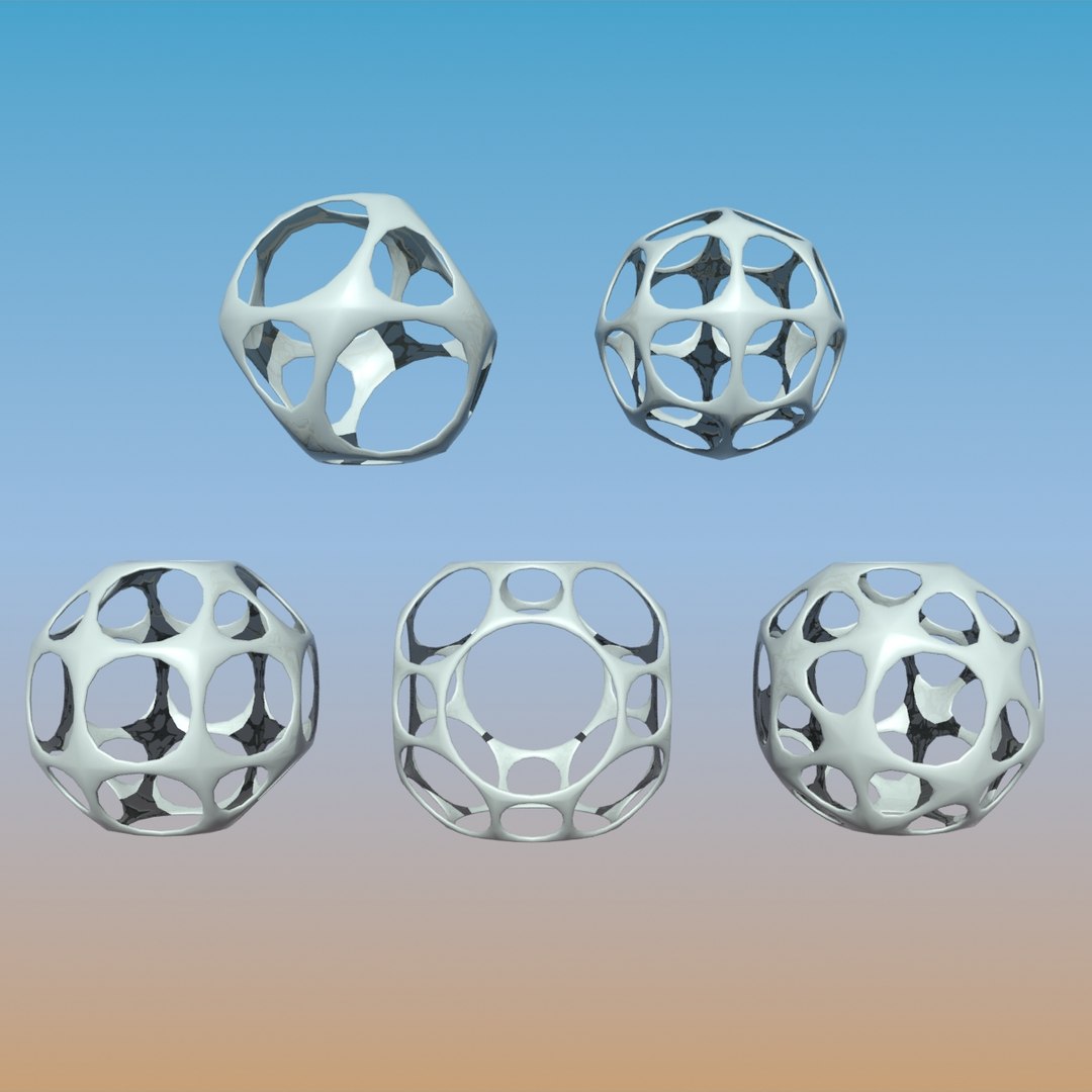 3d Model Geometric Shape Pack