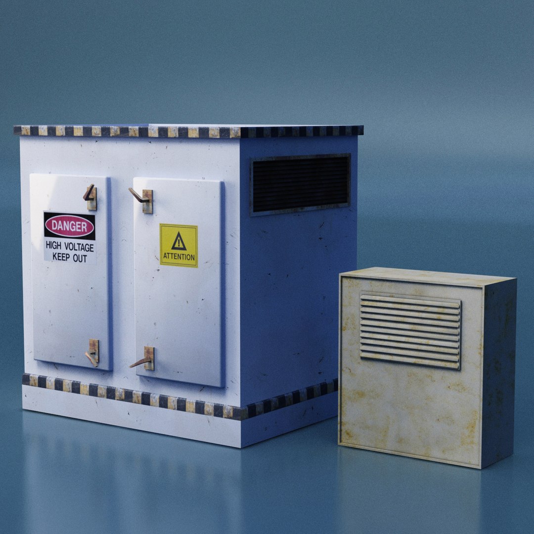 Electric Box 3D Model - TurboSquid 1409776