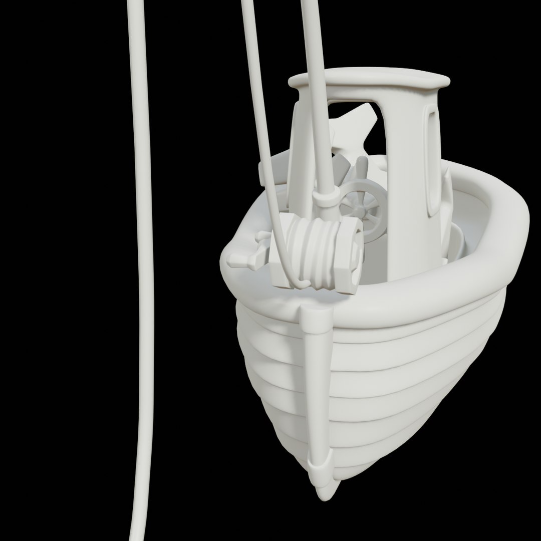 Toon fishing boat 3D model - TurboSquid 1505649