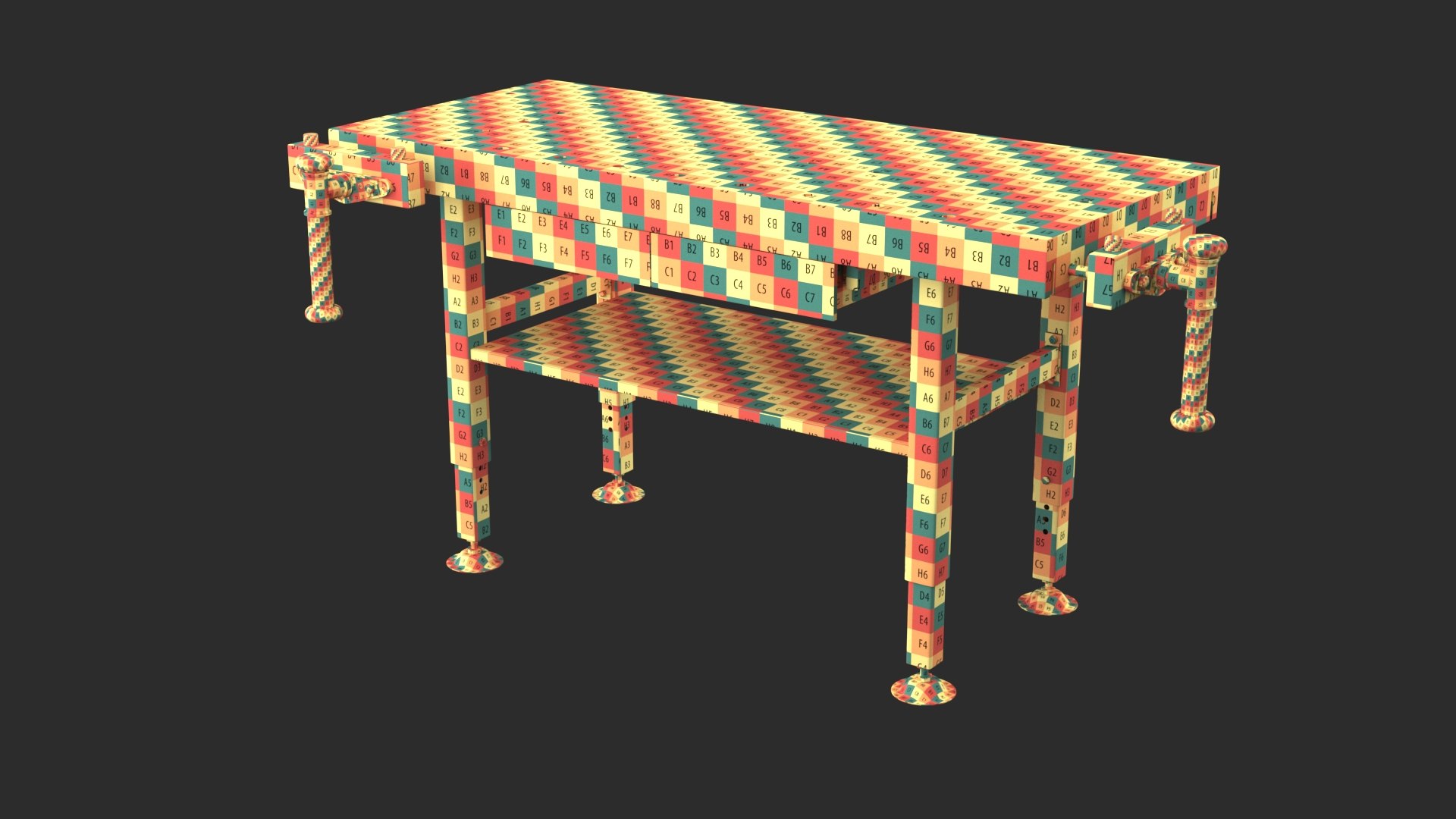 Workbench 3D Model - TurboSquid 2021218