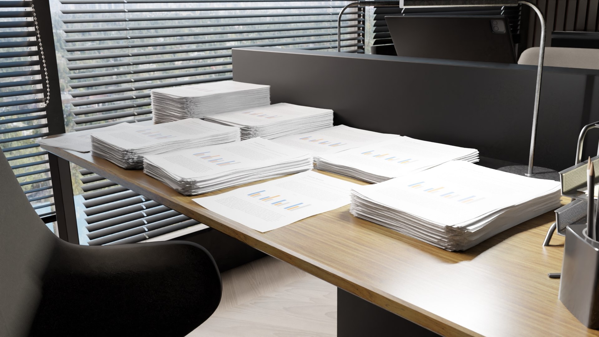 3D Piles Of A4 Papers - 9 Variants - TurboSquid 2245861