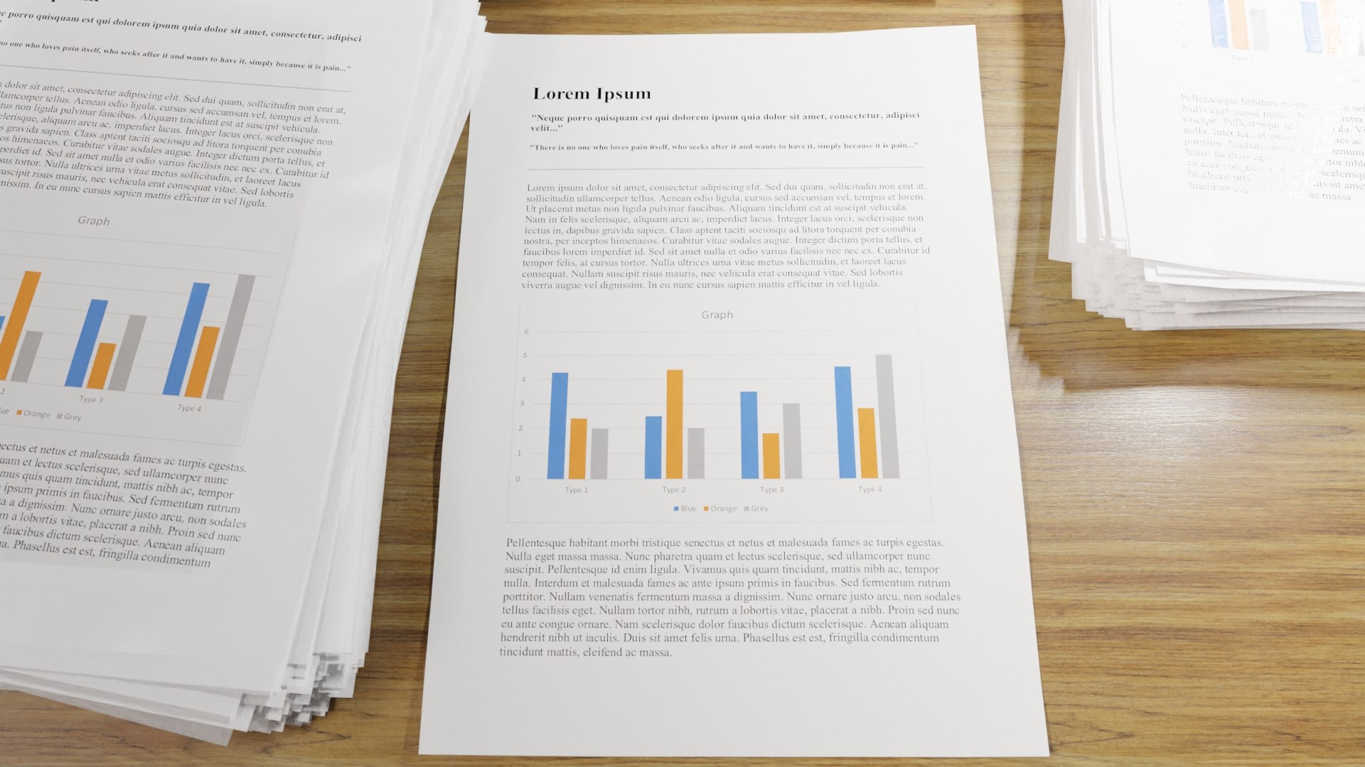 3D Piles Of A4 Papers - 9 Variants - TurboSquid 2245861