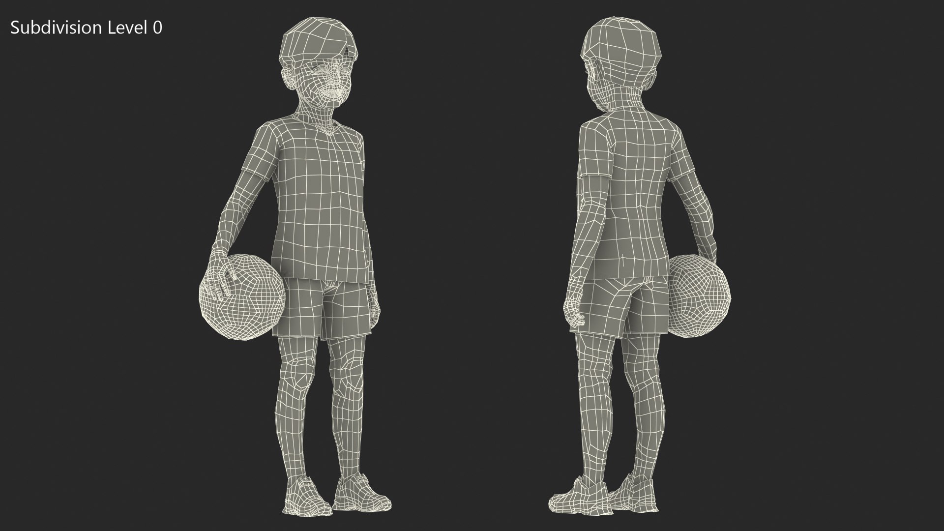 3D Realistic Child Boy Sport Style model - TurboSquid 1919099