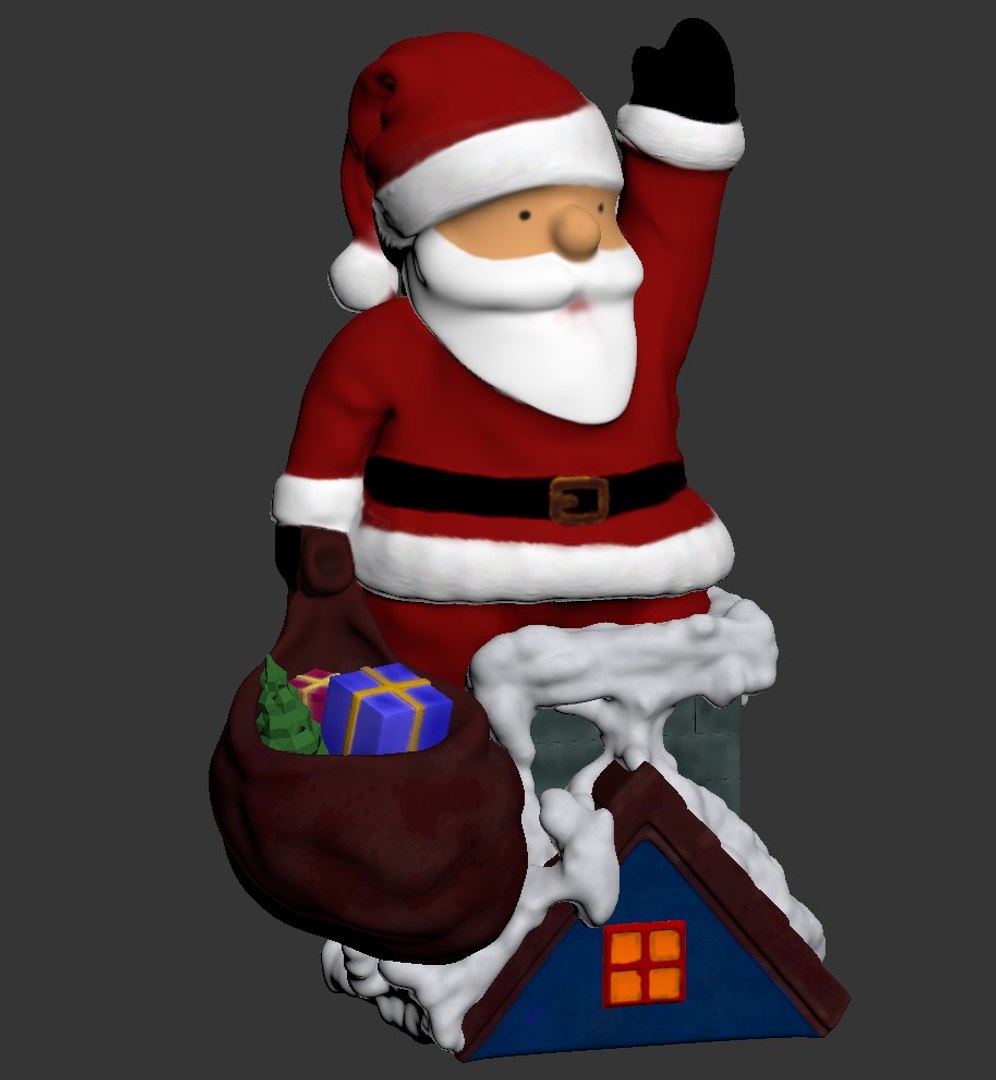 Santa claus model - TurboSquid 1639060