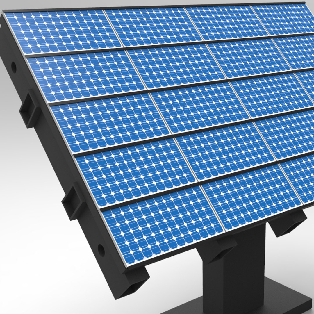 3D Photovoltaic Solar Energy Model - TurboSquid 1672385