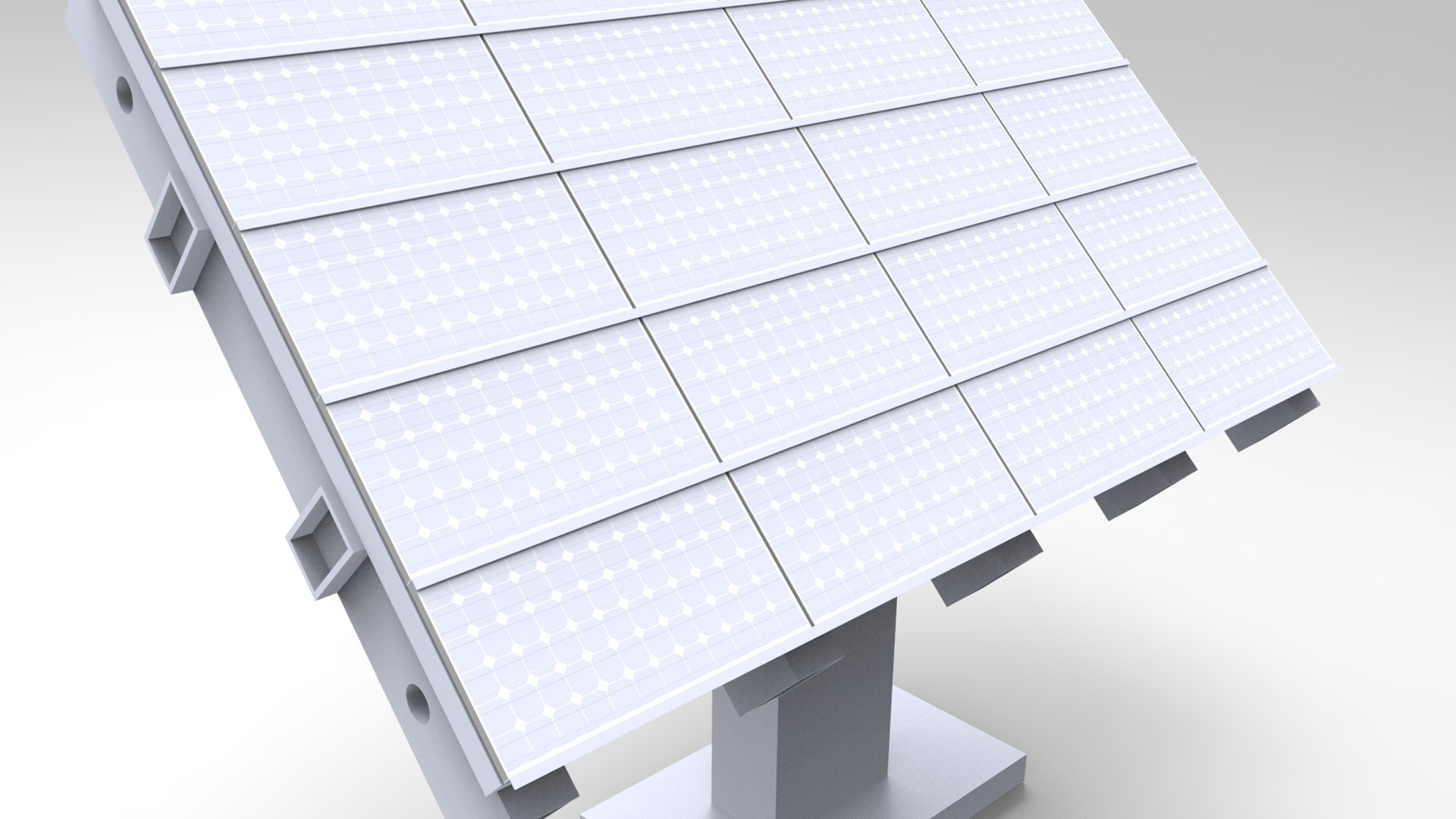3D Photovoltaic Solar Energy Model - TurboSquid 1672385