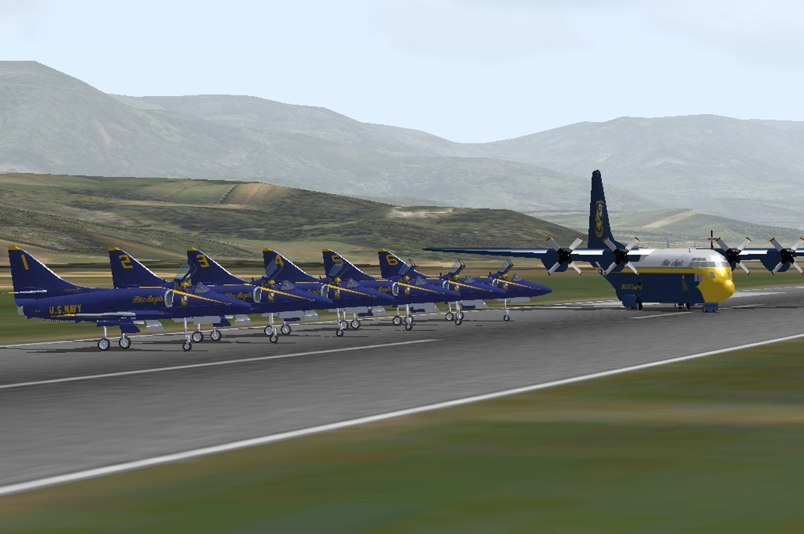 A-4 Skyhawk Blue Angels 3D Model - TurboSquid 1169142