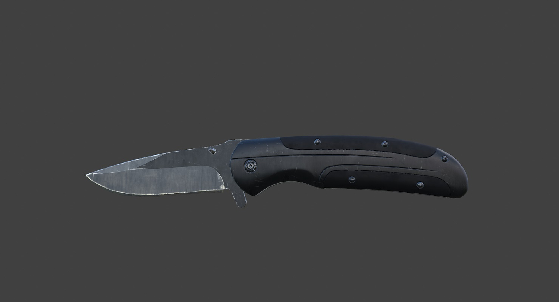 3d Model Knife Pbr Unity