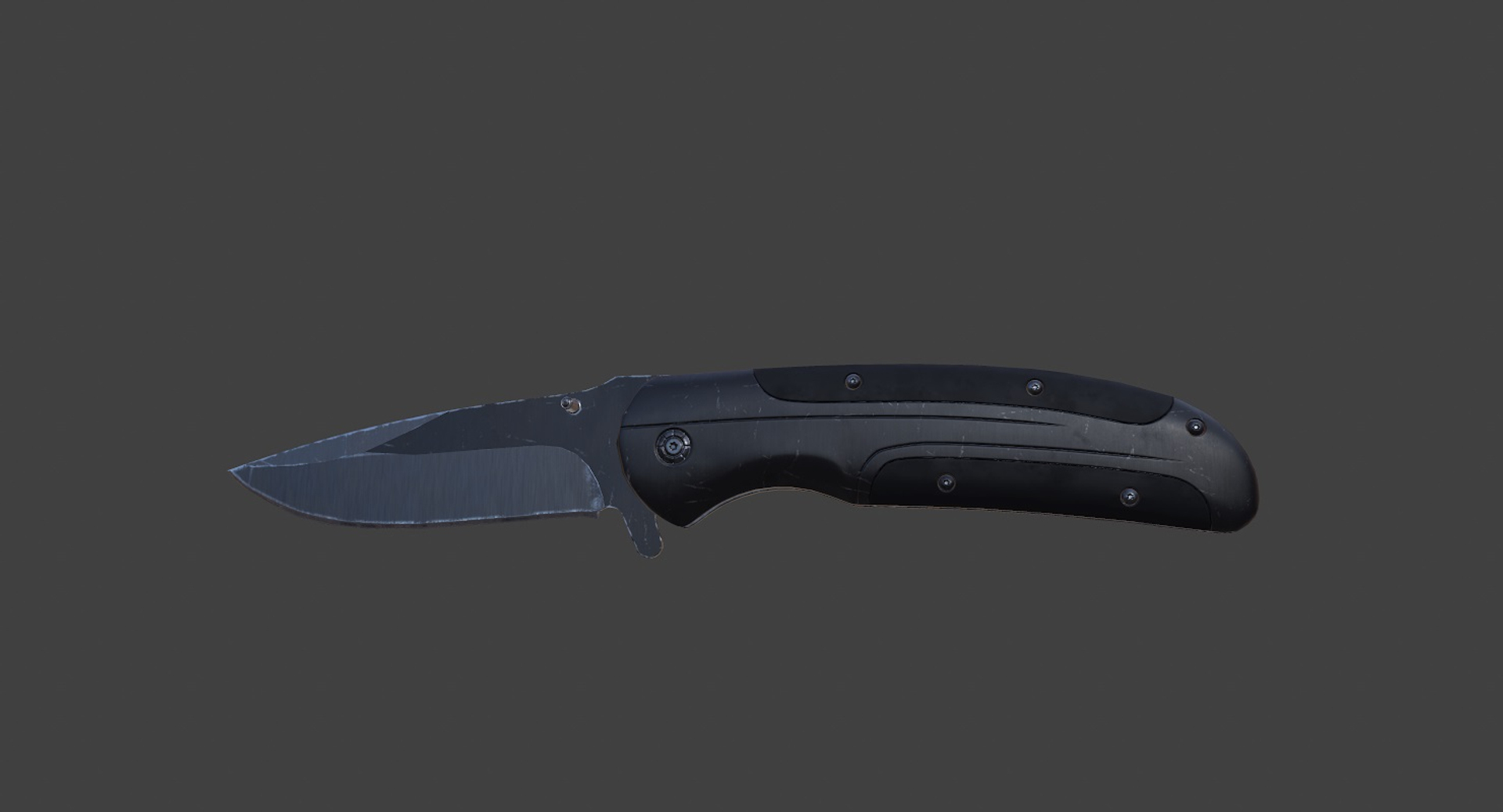 3d Model Knife Pbr Unity
