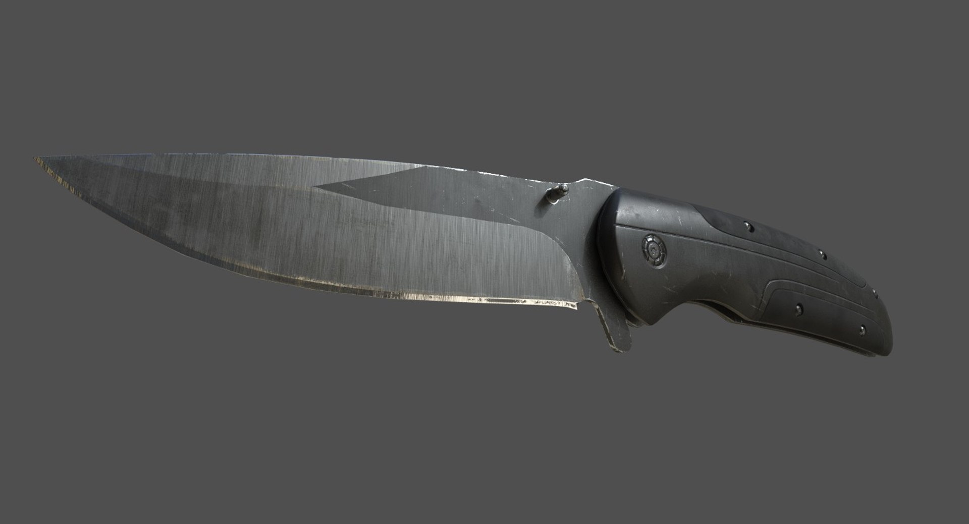 3d model knife pbr unity