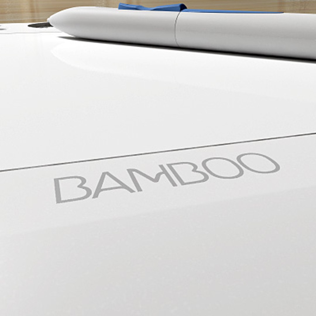 3d wacom bamboo fun medium model
