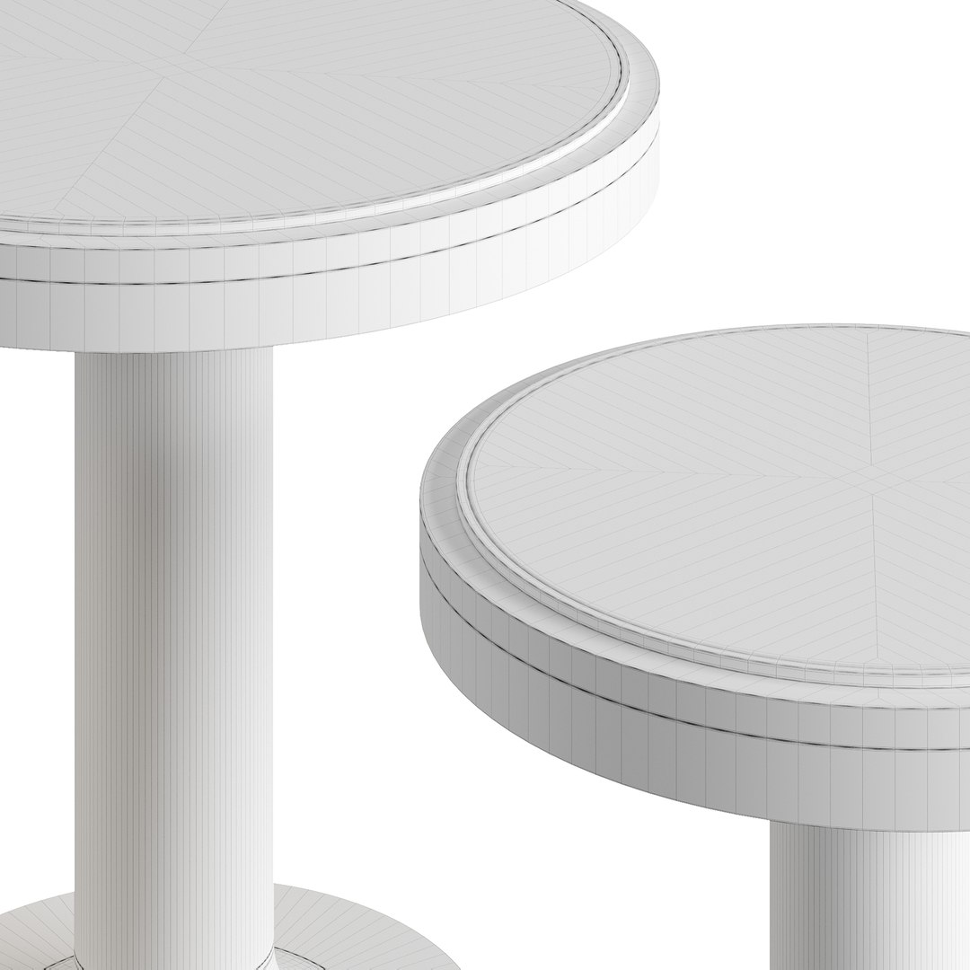 Frato CALGARY Side Table 3D model - TurboSquid 1986301