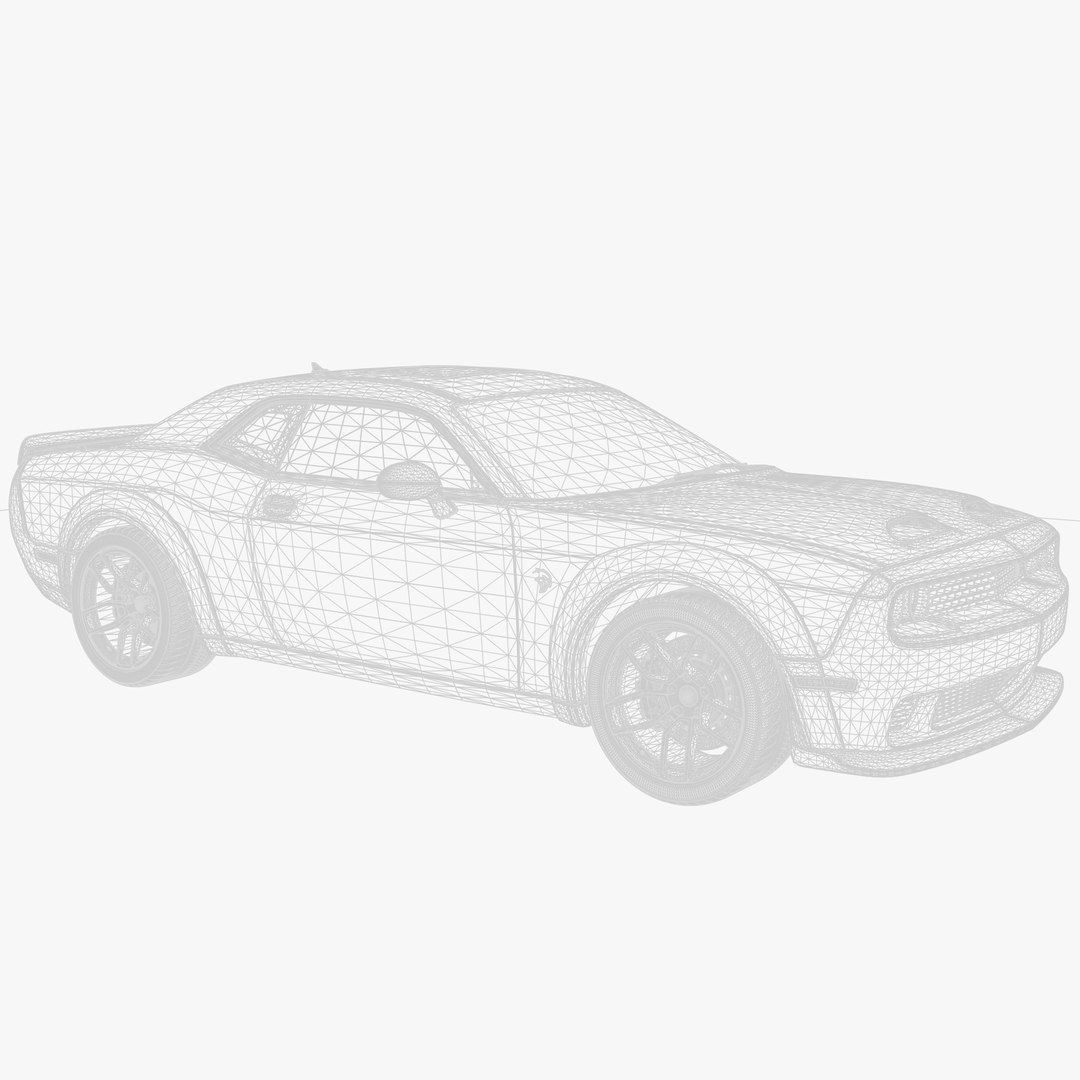 3D Model Dodge Challenger Hellcat Redeye 2019 - TurboSquid 2188862