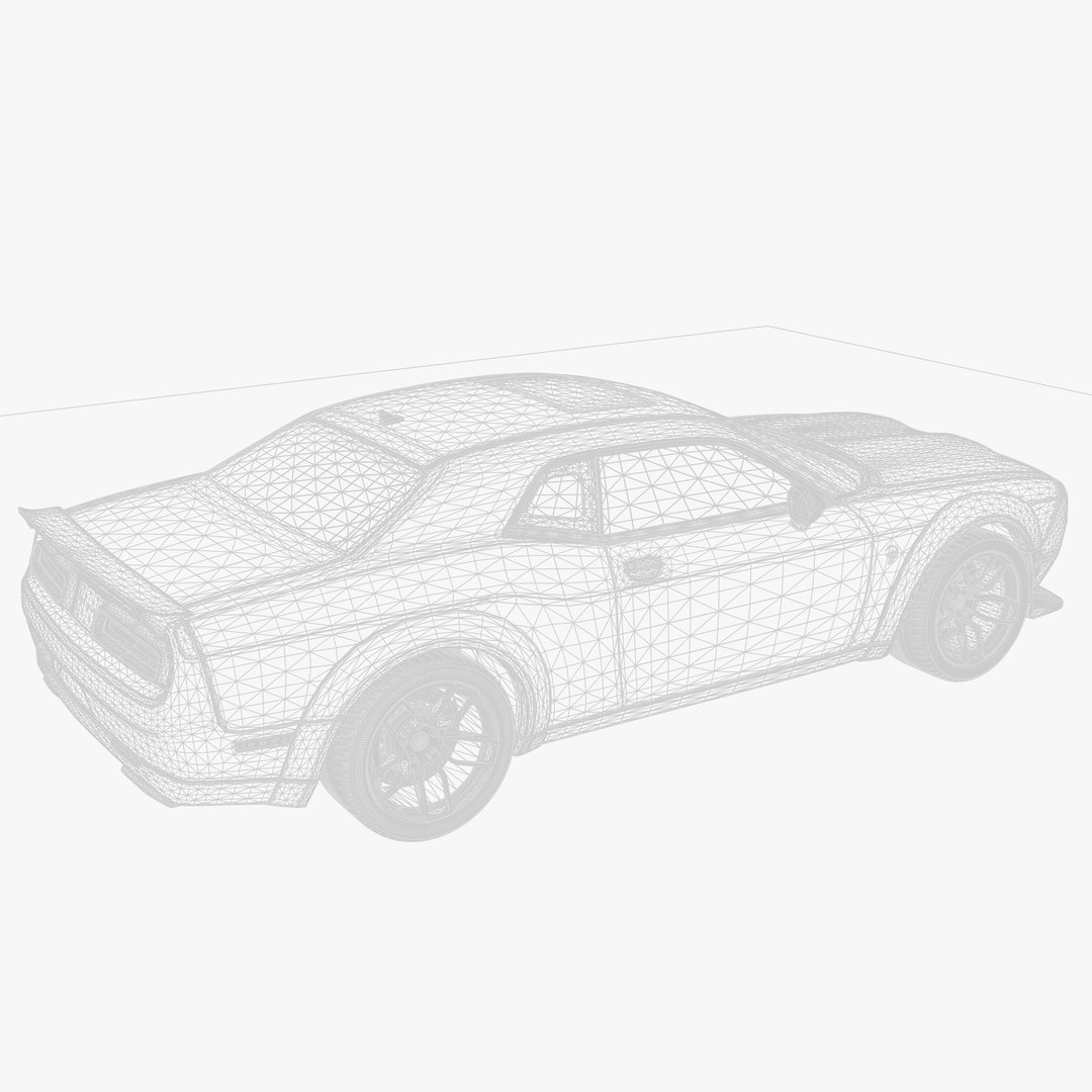 3D Model Dodge Challenger Hellcat Redeye 2019 - TurboSquid 2188862