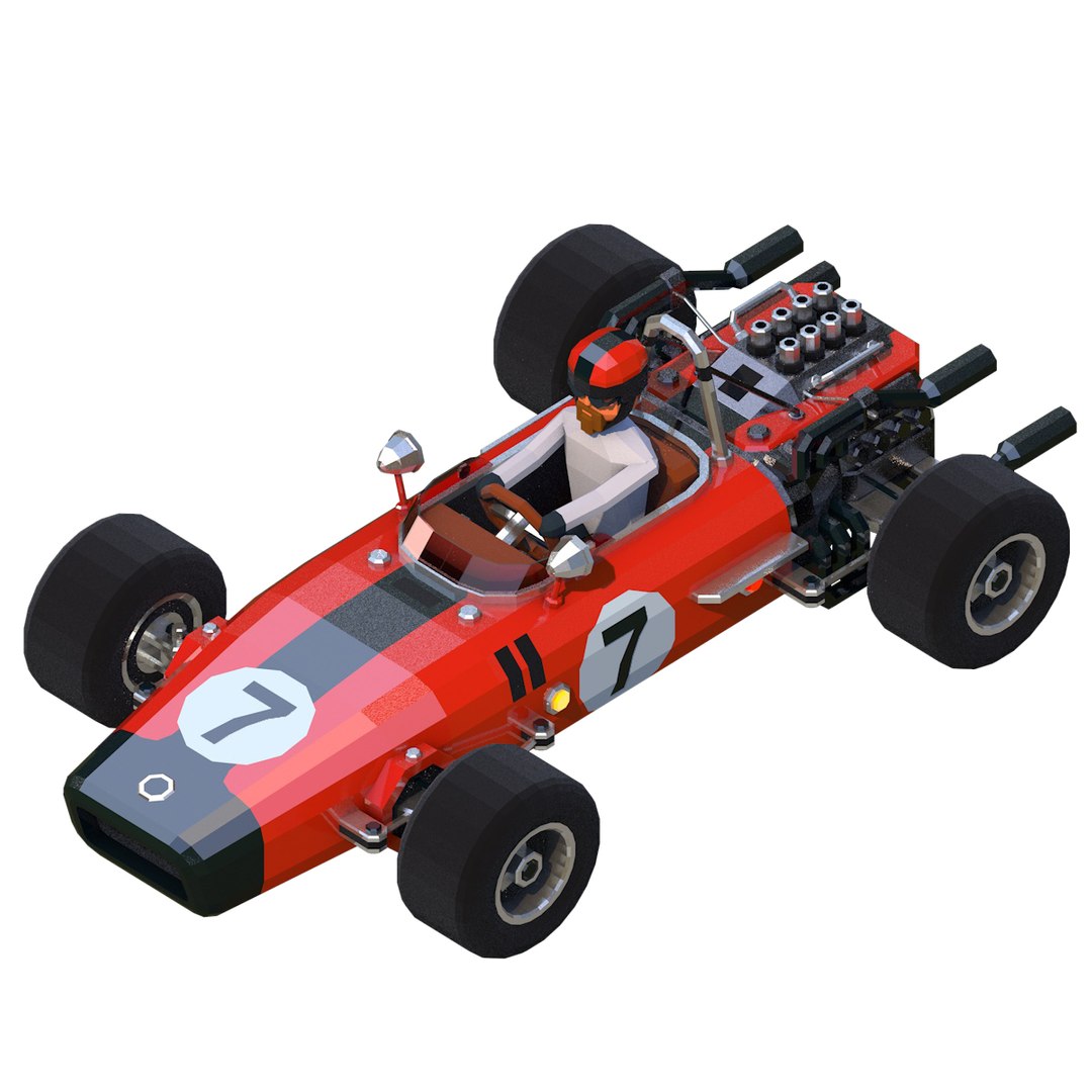 Formula Auto - Red 3D - TurboSquid 2131620