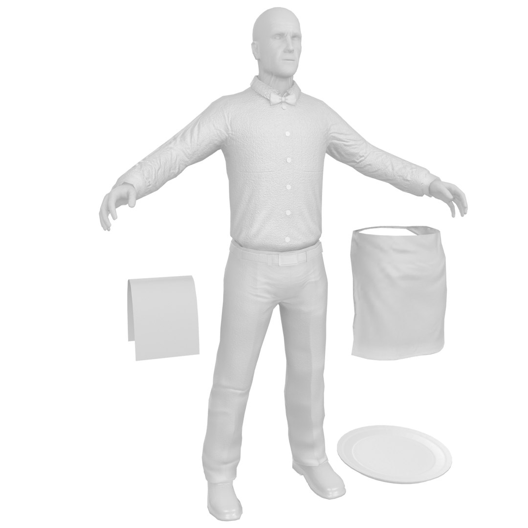 3D Waiter Tray Model - TurboSquid 1314887