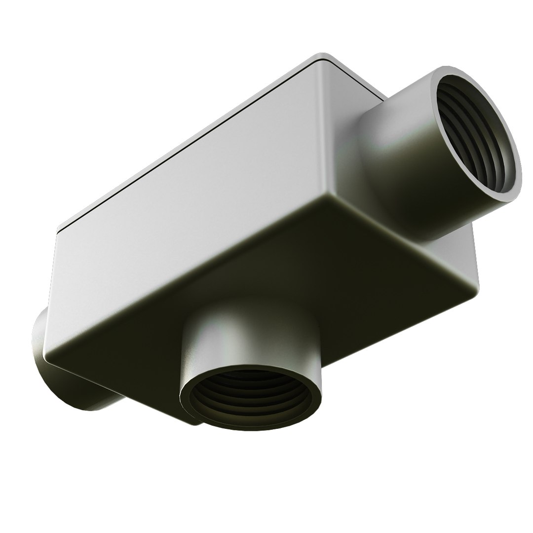 Small Electrical Junction Box 3d Model