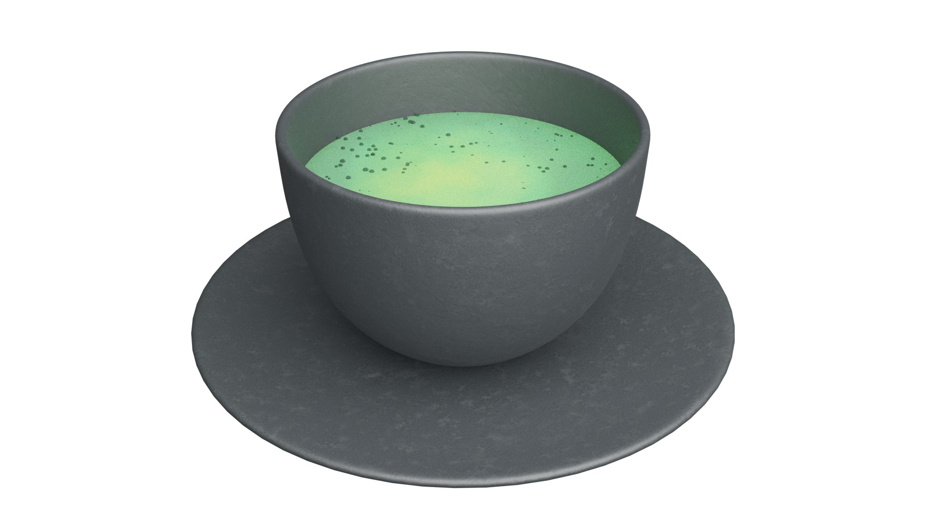Matcha Green Tea 3D Model - TurboSquid 1728043