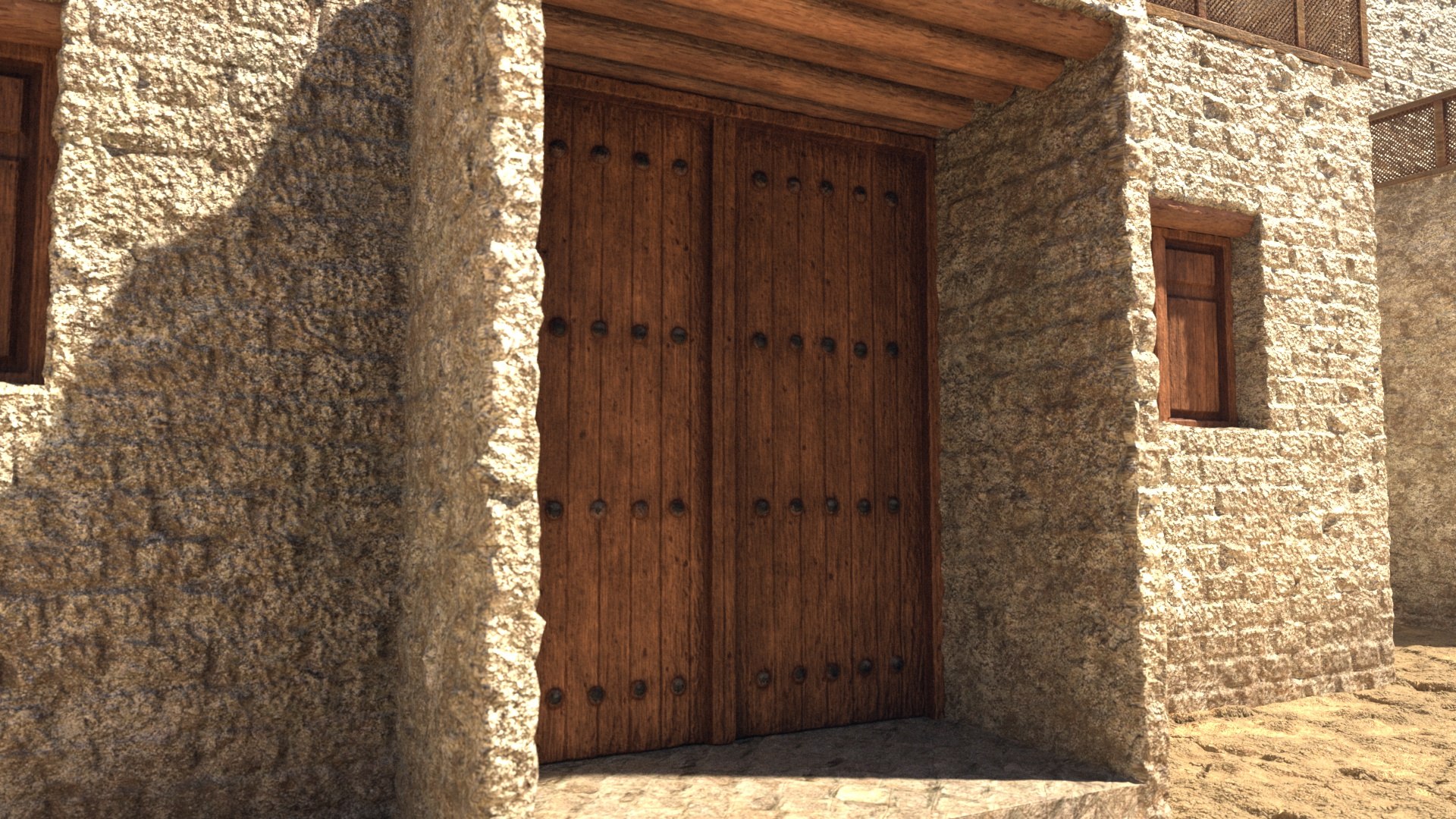 3D Saudi Arabia Old House - TurboSquid 2143447