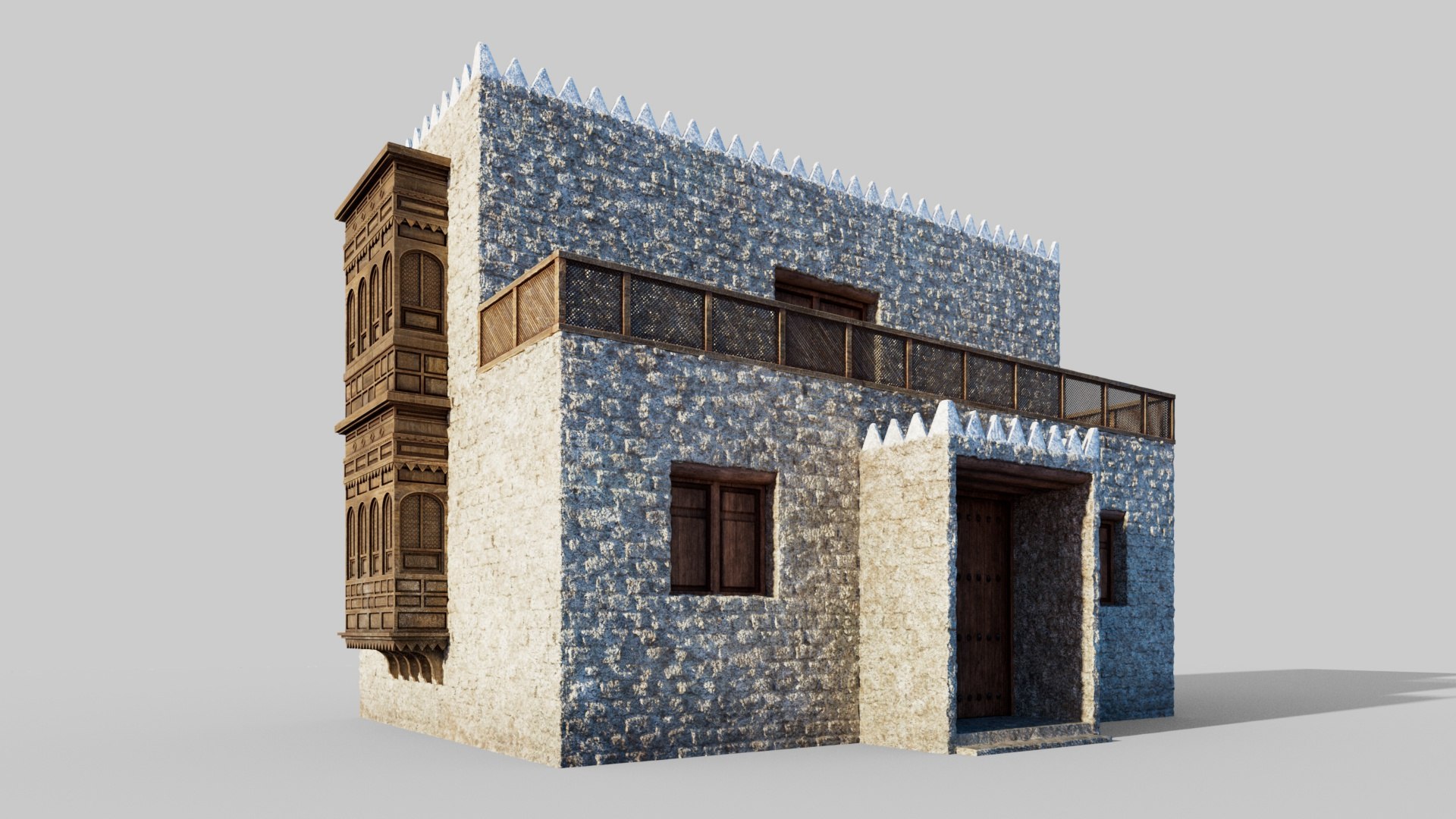 3D Saudi Arabia Old House - TurboSquid 2143447