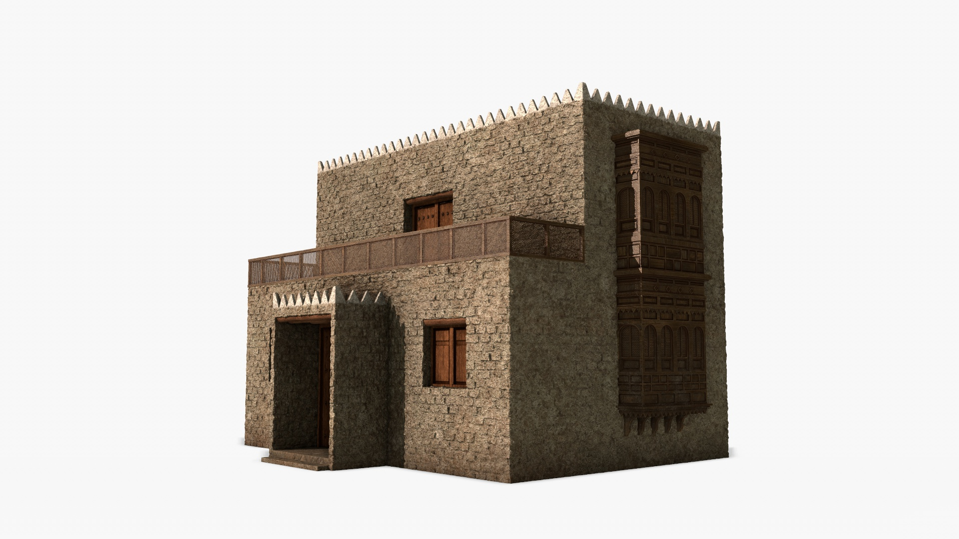 3D Saudi Arabia Old House - TurboSquid 2143447
