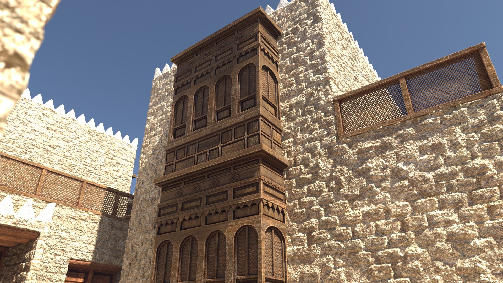 3D Saudi Arabia Old House - TurboSquid 2143447