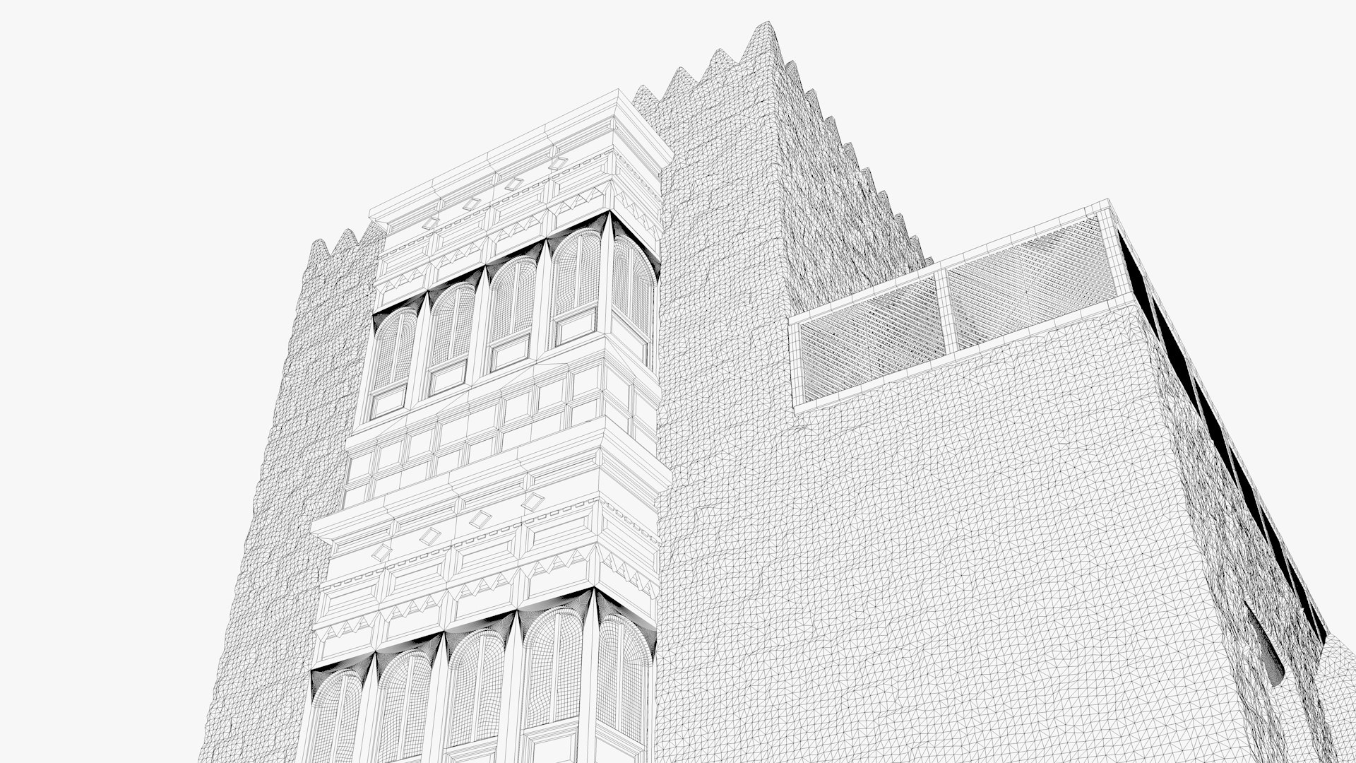 3D Saudi Arabia Old House - TurboSquid 2143447