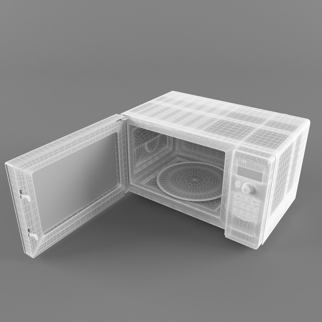 Microwave Oven Bosch 3d Model