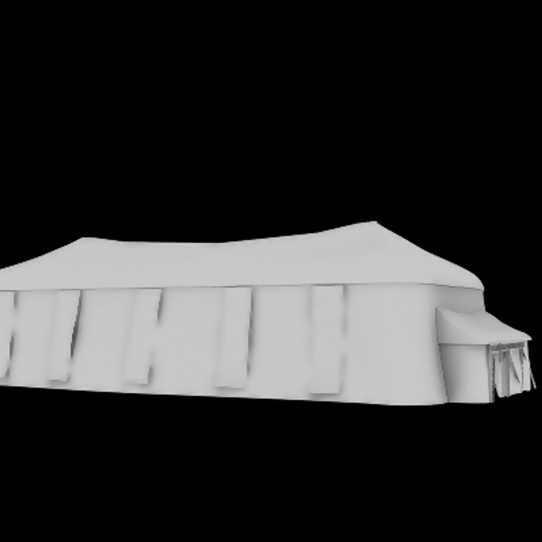 Shanty Tent Town 3d Model