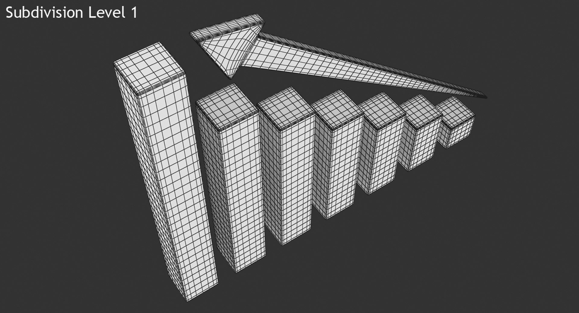 3D Bar Chart - TurboSquid 1334881