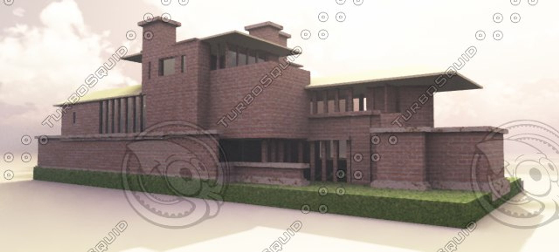Robie House 3d Model