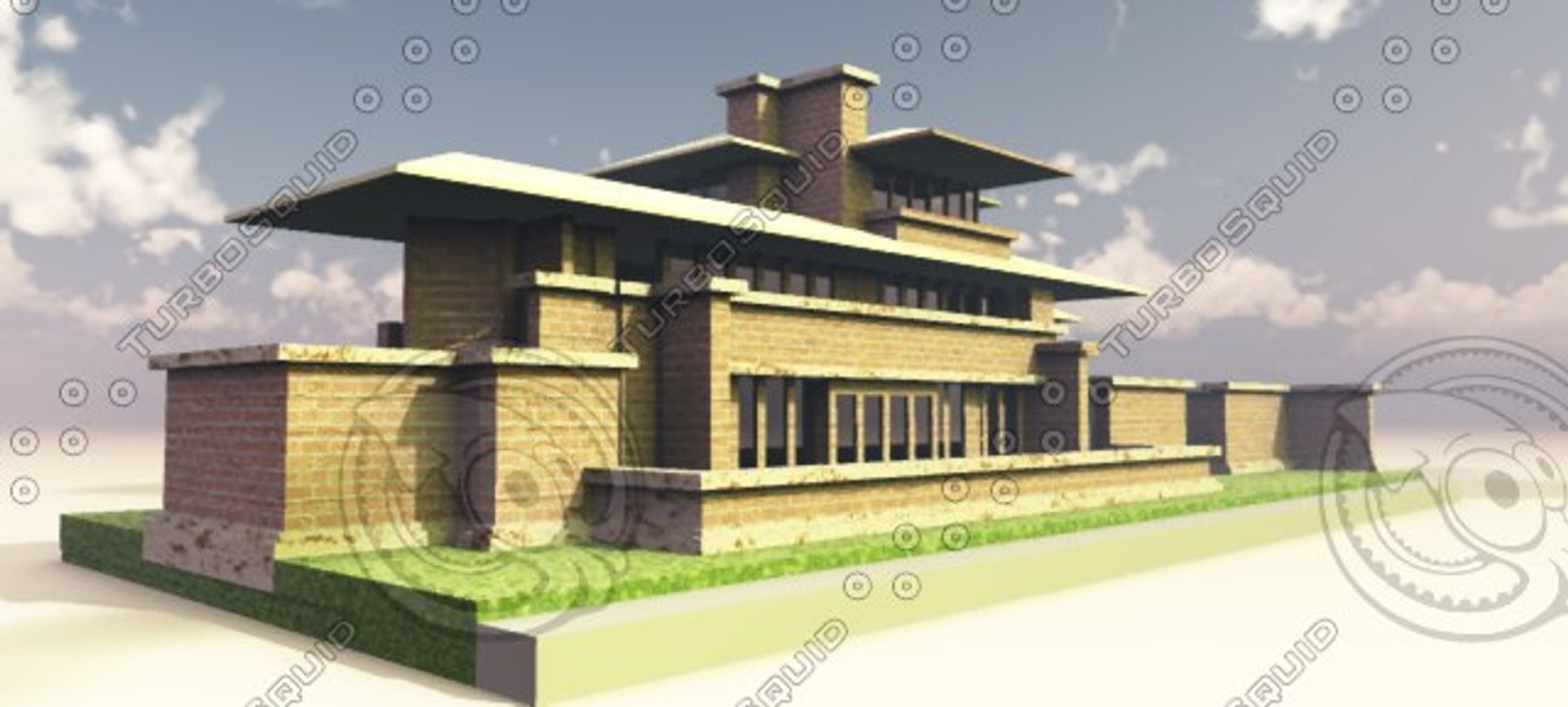 Robie House 3d Model