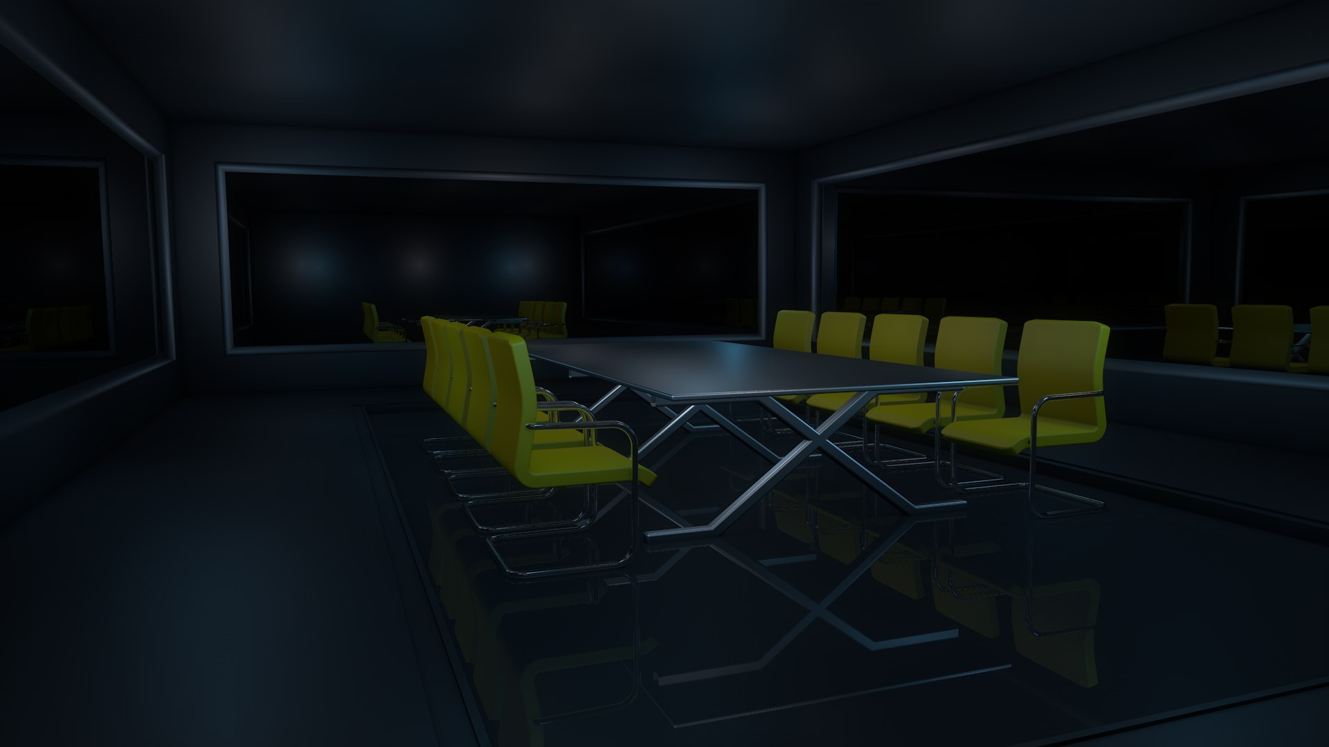 3D Futuristic Room - TurboSquid 1986489
