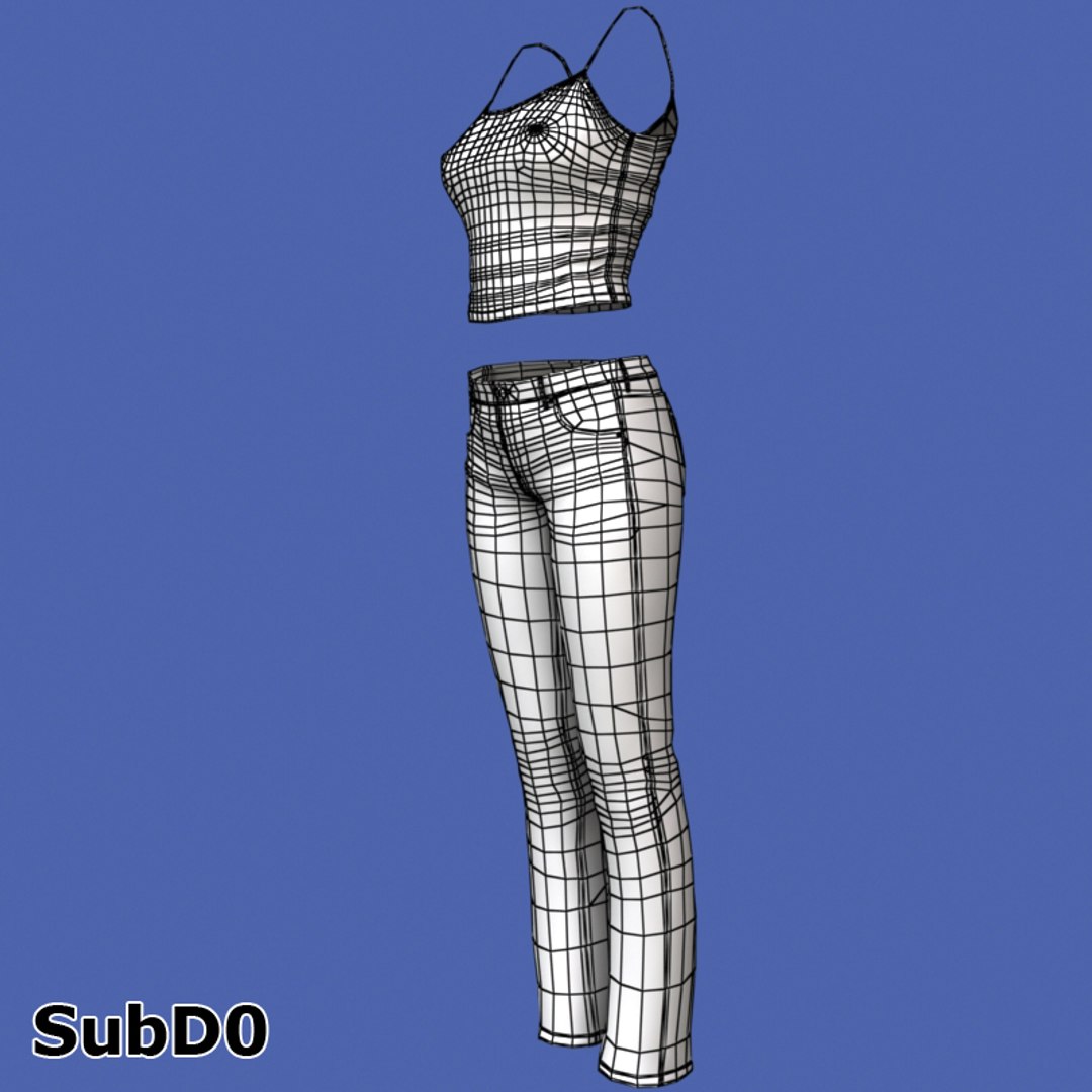 Realistic Female Modeled Body Character 3d Model