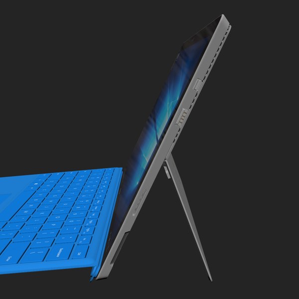 realistic element microsoft pro 4 3d model