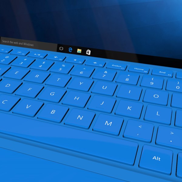 realistic element microsoft pro 4 3d model